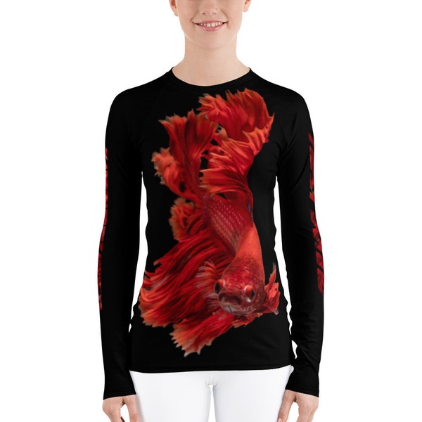 Pumpkin Spice Fight: Women's Rash Guard for Jiu Jitsu and Grappling ...