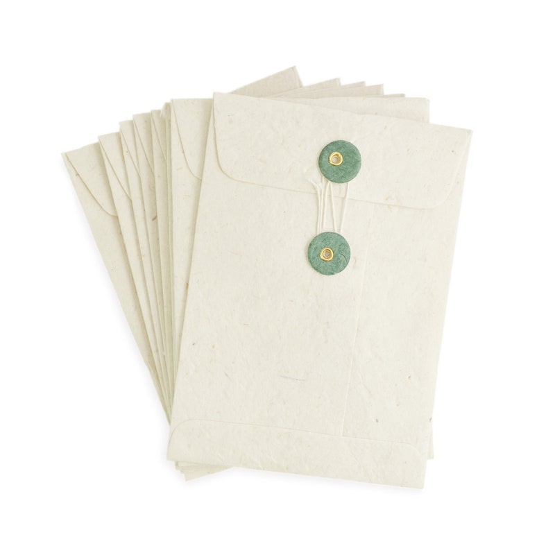 String Tie Envelopes - Etsy