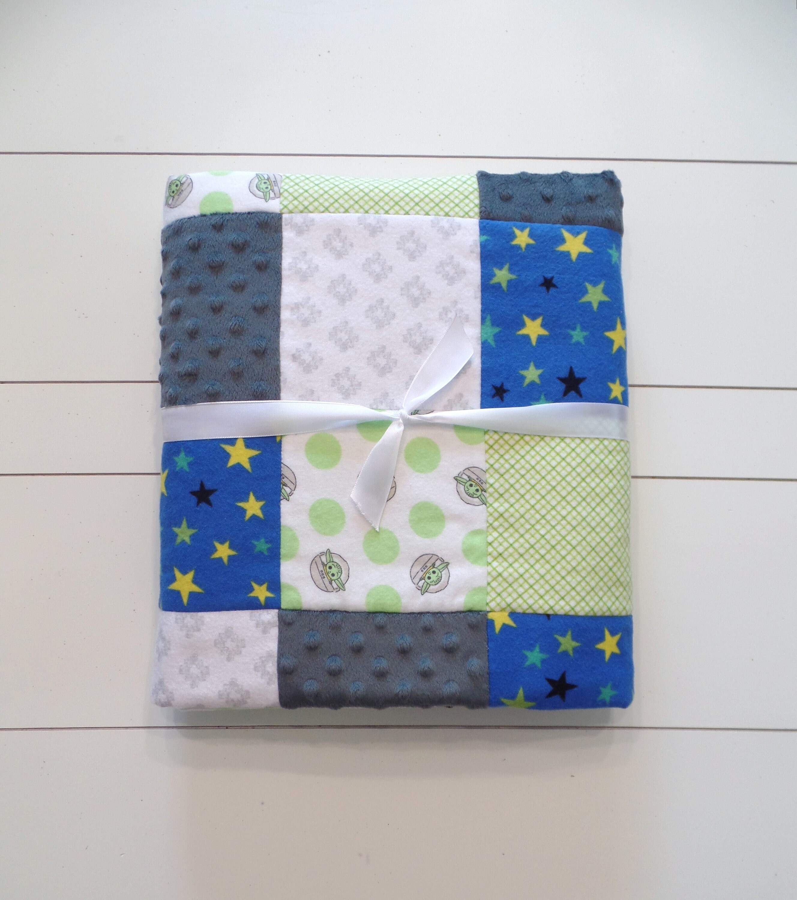 Baby Yoda Flannel Baby Quilt / Grogu Hover Pram Baby Boy - Etsy