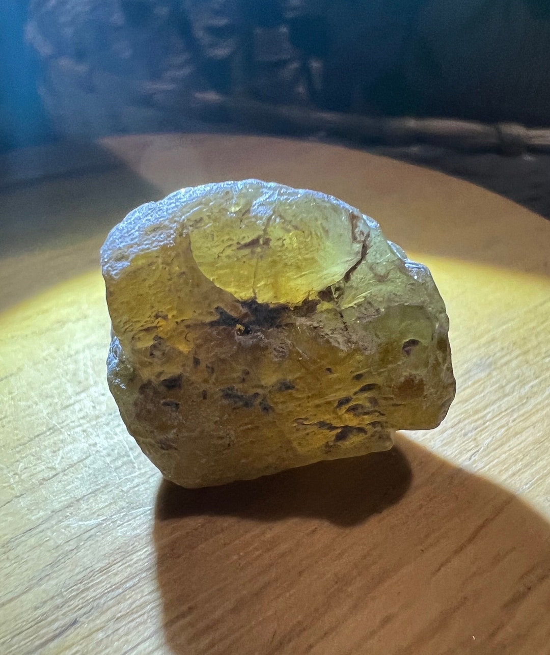 56.5 Carat Rare Honey Titanite Crystal. Beautiful Color. - Etsy