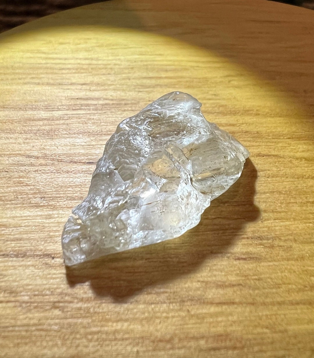 26.5 Crt Gorgeous Bright Lemon Yellow Raw Triphane Spodumene Crystal ...