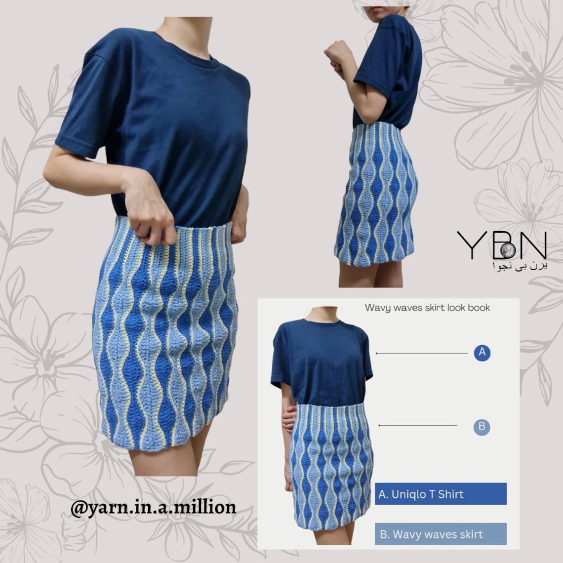 Wavy Waves Skirt crochet Pattern - Etsy