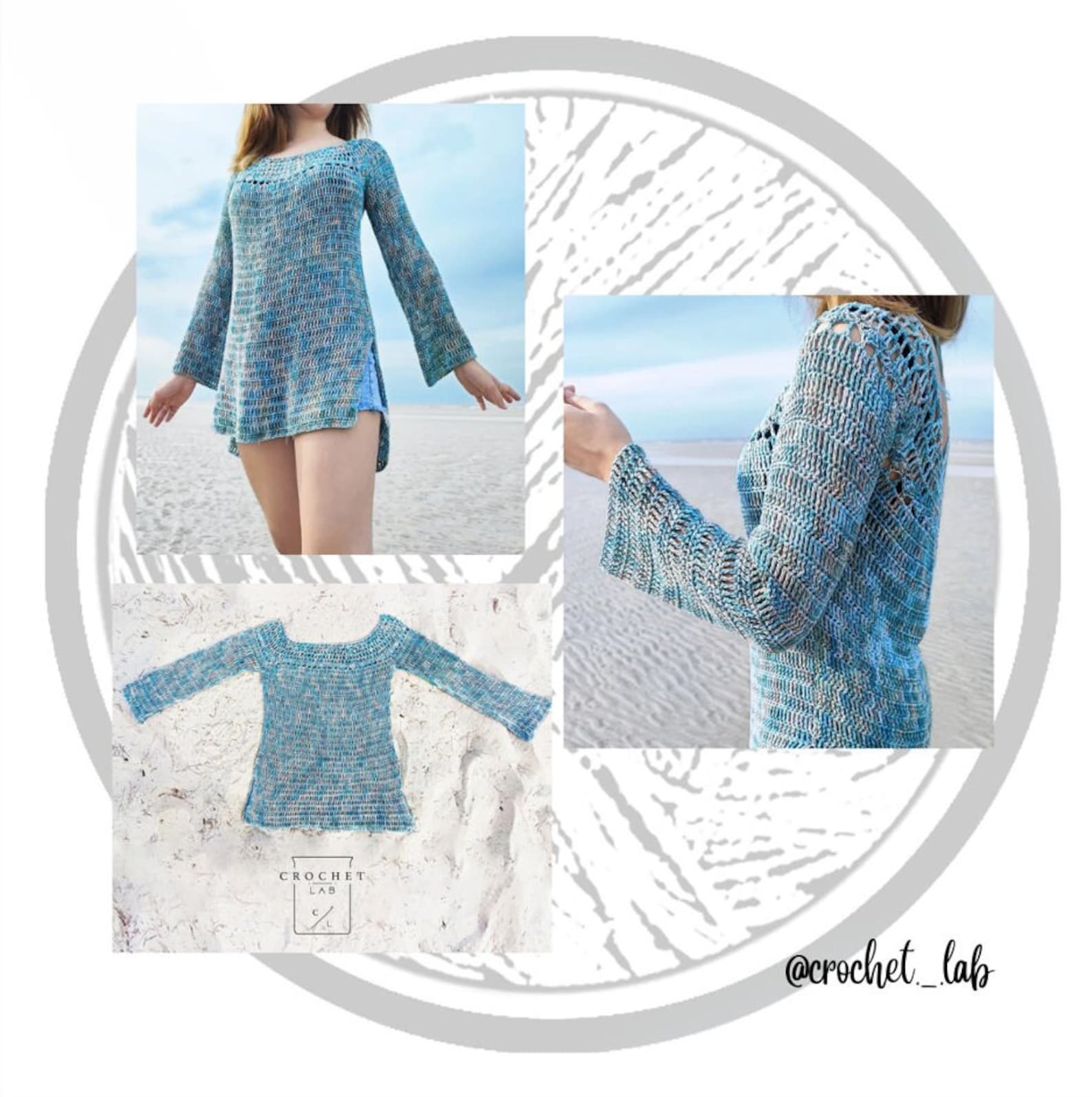 Nebula Beach Cover-up (a Crochet Pattern) - Etsy