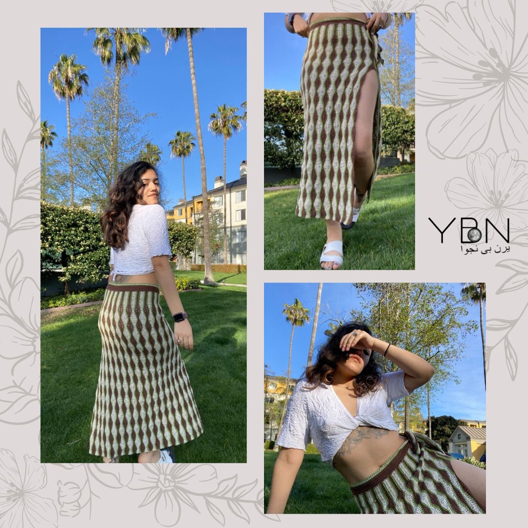 Wavy Waves Skirt crochet Pattern - Etsy