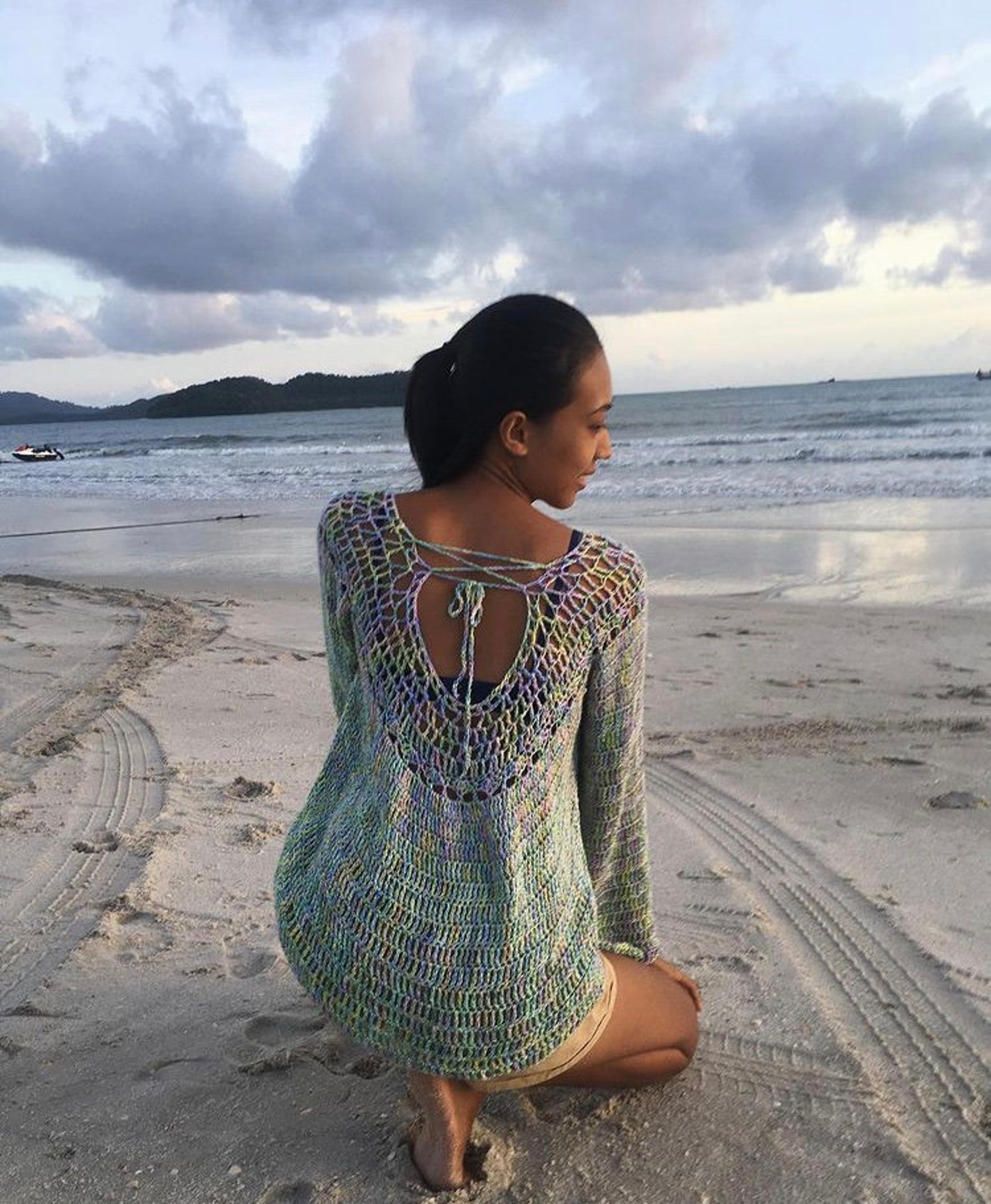 Nebula Beach Cover-up (a Crochet Pattern) - Etsy