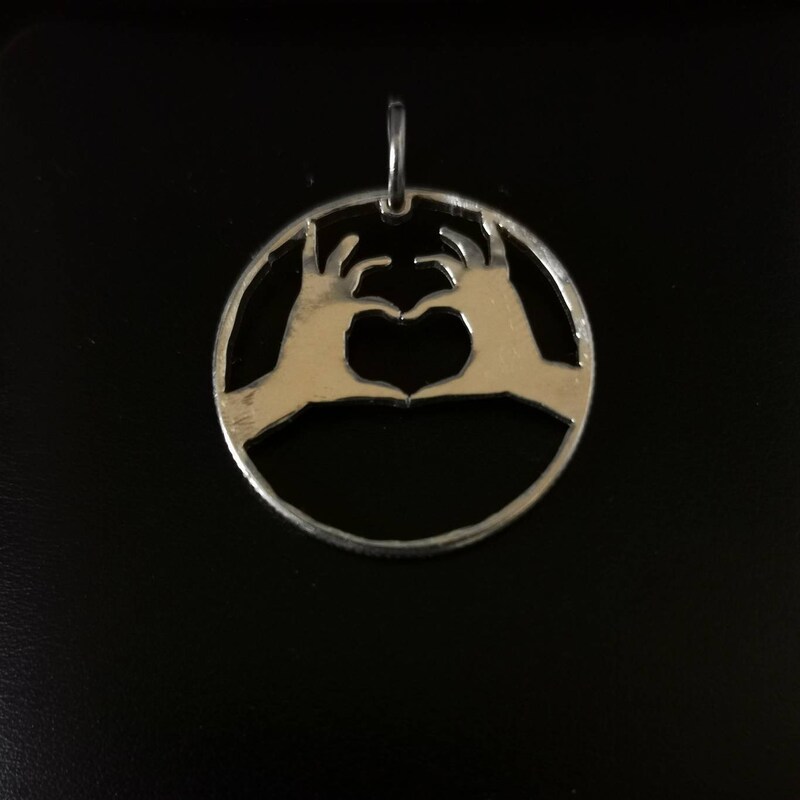Hand Cut Coin - Etsy