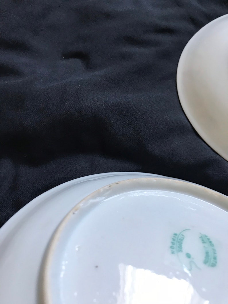 Set of 6 - 1930's NIPPON the JONROTH STUDIOS Art Plates Blue, Purple ...