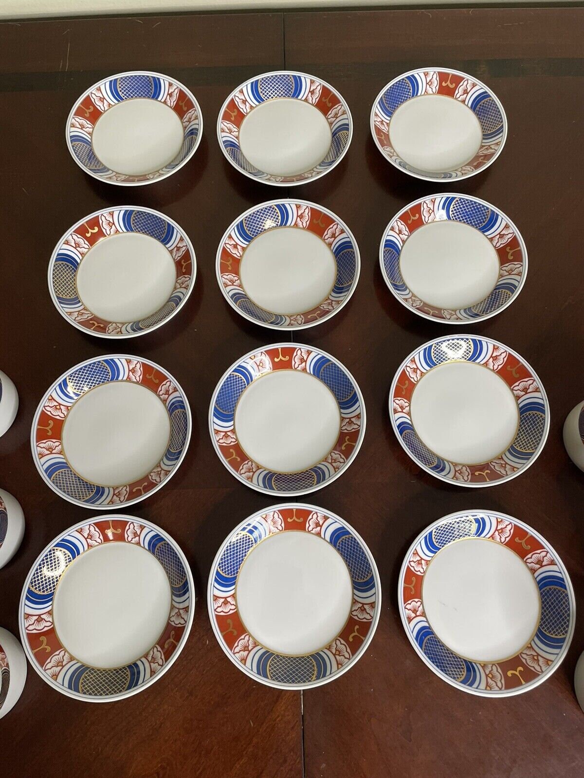 Vintage Fitz & Floyd Nishiki FF21 Fine China Set 9 Cups and Saucers + 4 ...