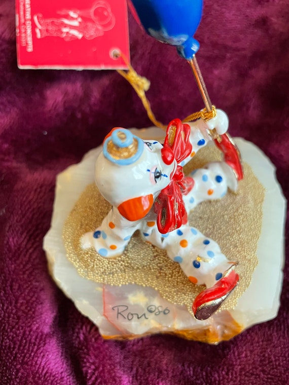 Art & Collectibles Sculpture RON LEE Clown with Blue Balloon Signed ...