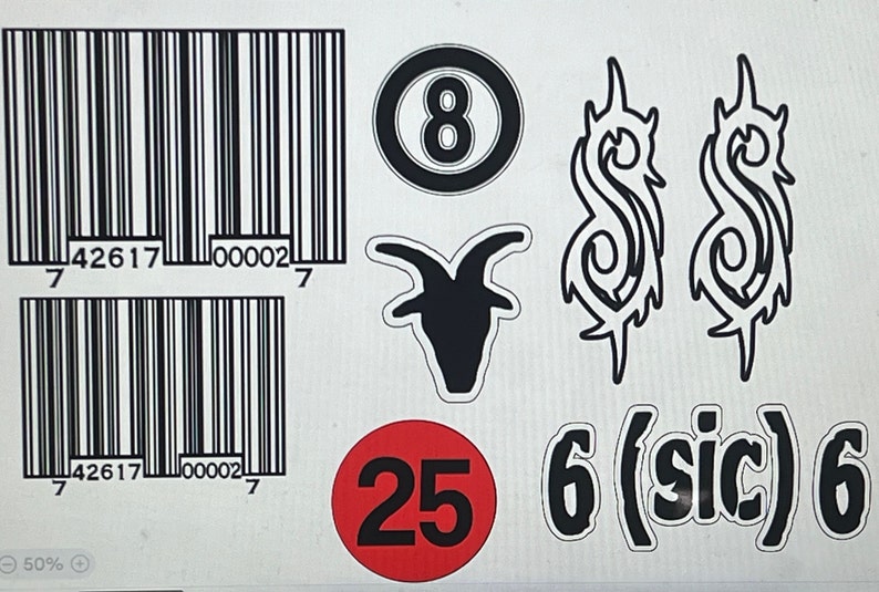 2024 Slipknot Jumpsuit Patches Costume Slipknot Iron on Barcode Patch ...