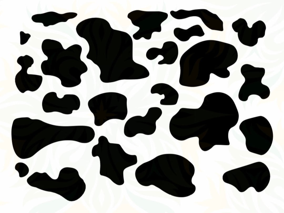 Cow Print SVG, Cow Spots Cut File Svg, Animal Print SVG, Cow Pattern ...