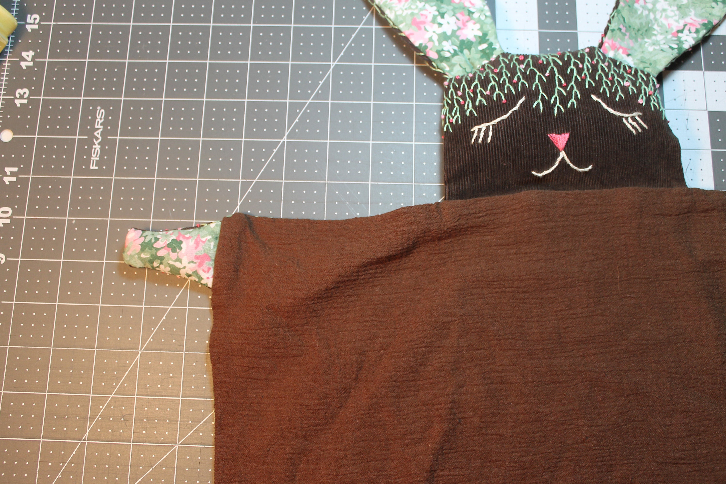 Bunny Lovey Homemade Handsewn - Etsy