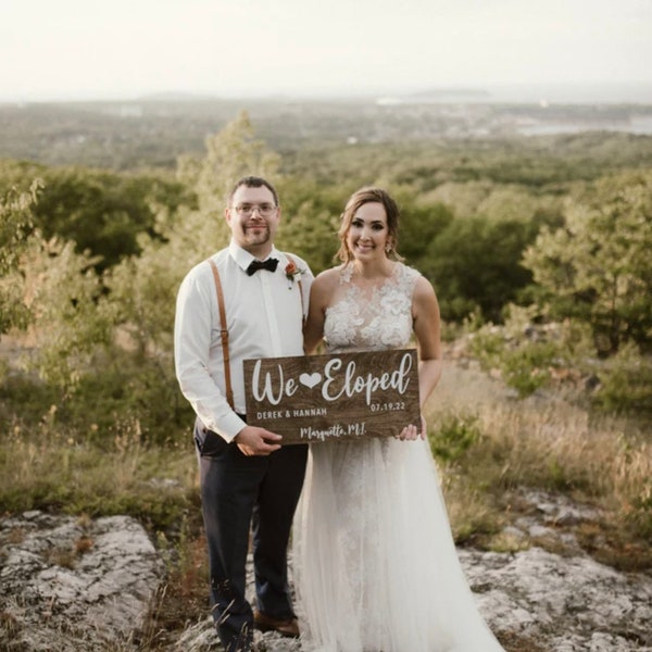We Eloped - Etsy