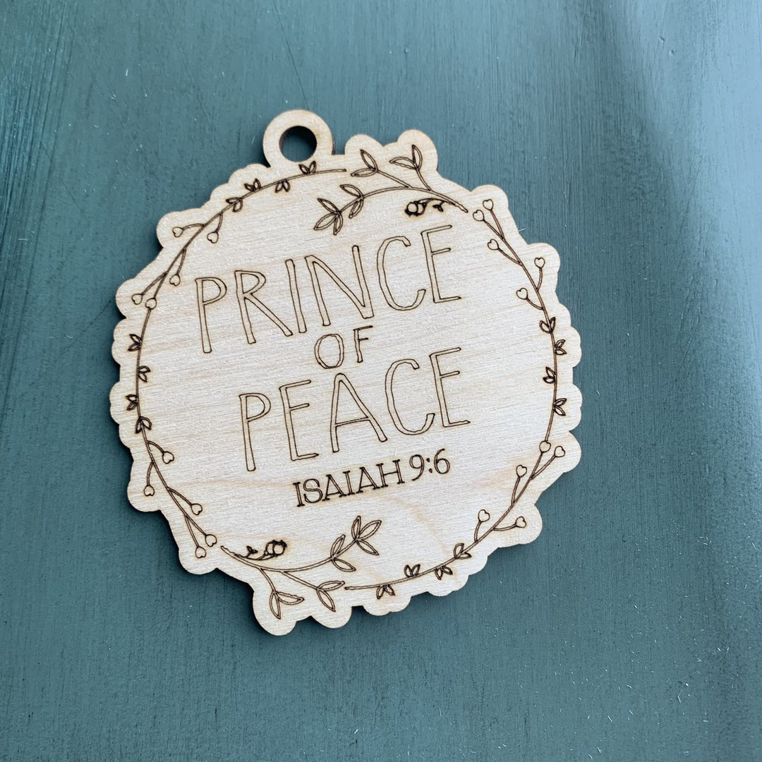 Prince of Peace - Isiah 9:6 Name of Christ From the Bible Christmas ...