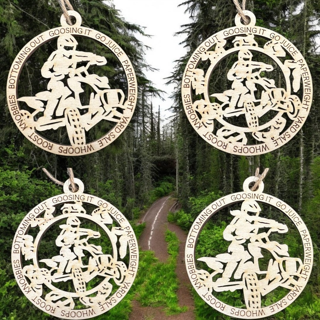 ATV Rider Stadium Series Christmas Ornament - Male and Female Versions ...