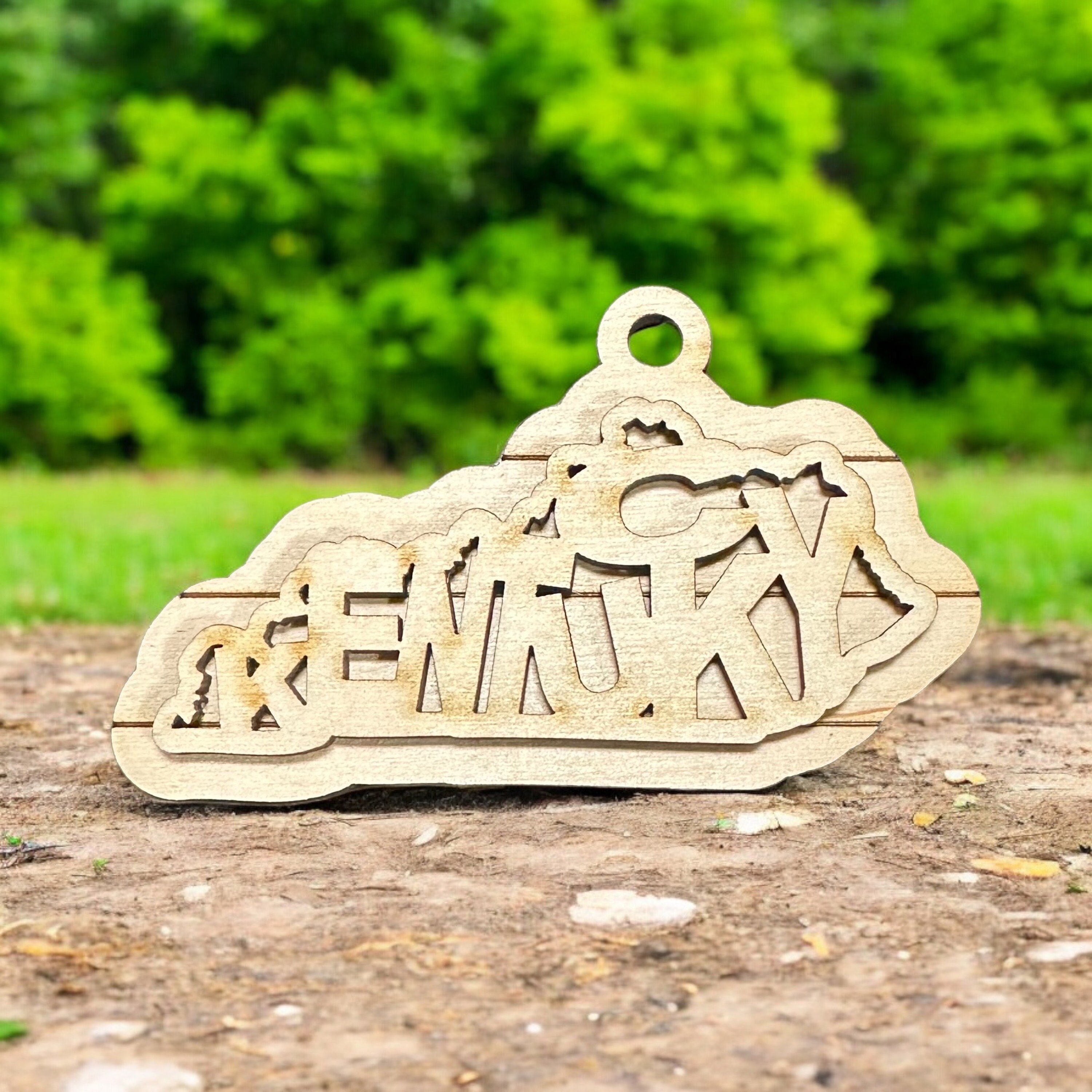 Kentucky State Word Art Ornament - 3d Ornament - Christmas Ornament ...