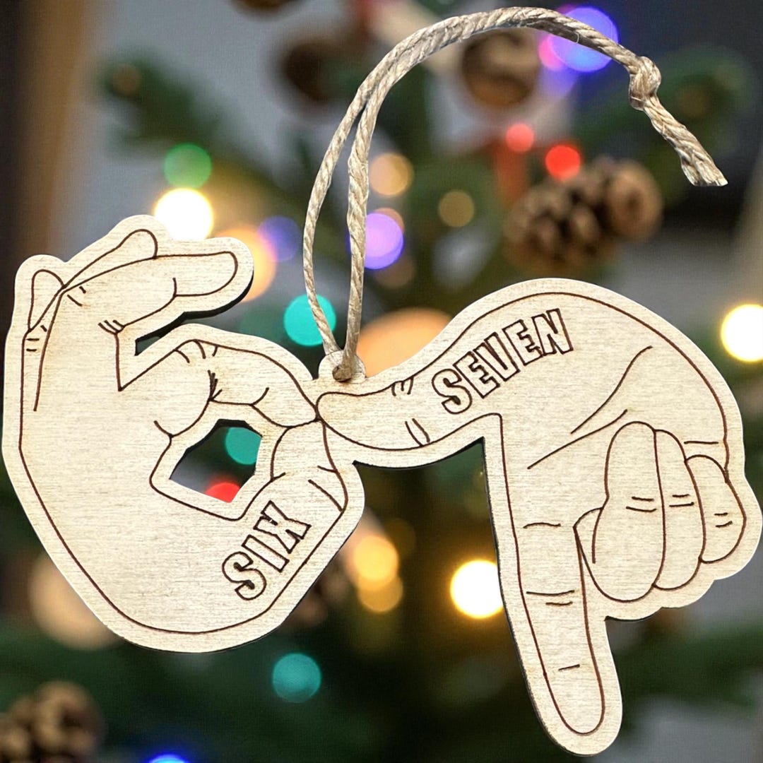 Six Seven Christmas Ornament – the Internet’s Favorite Inside Joke for ...