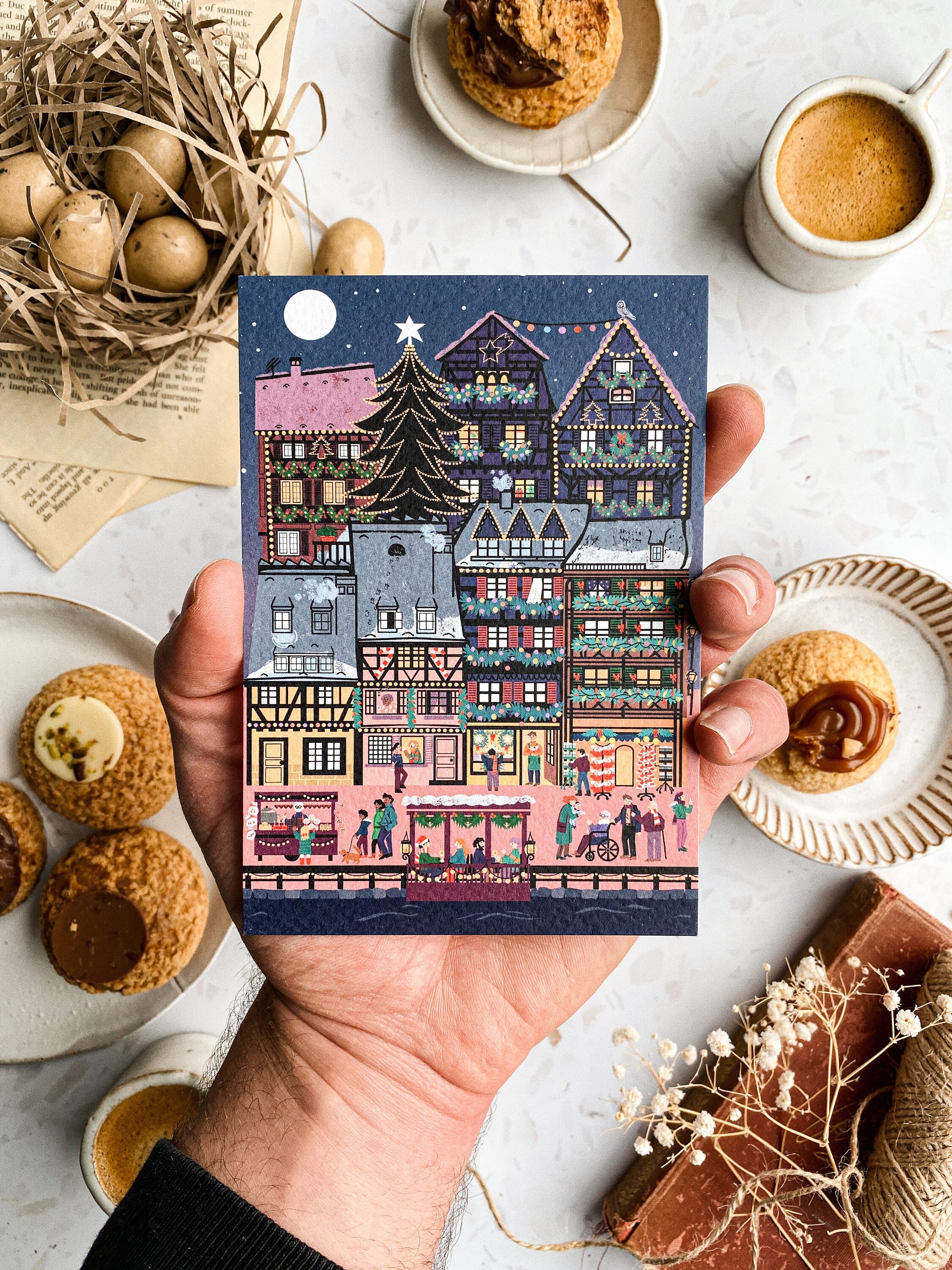 Set of 5 Retro City Postcards / London Postcard / Colmar - Etsy UK