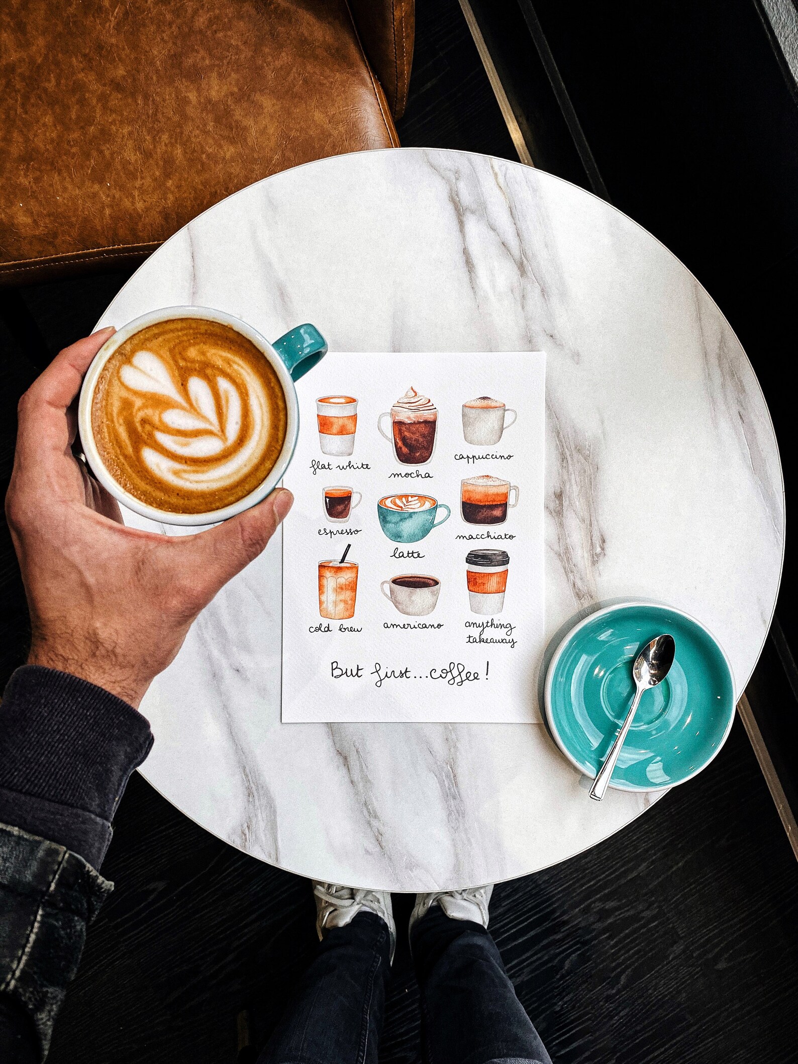 But first...Coffee print / coffee print / Coffee handmade | Etsy