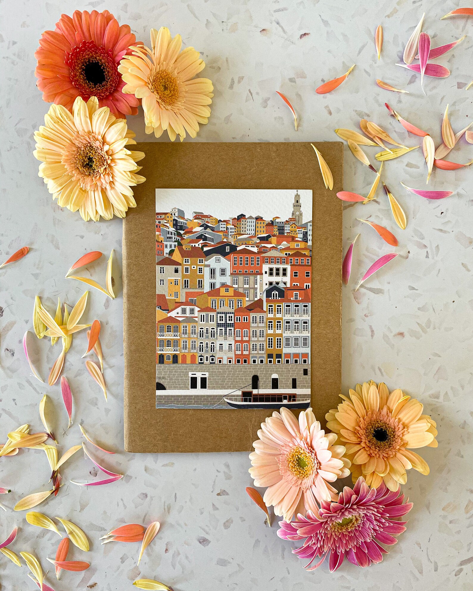 Set of 5 Summer Postcards/ Manarola Card / Santorini Card / | Etsy UK