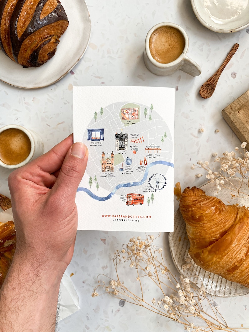 London Notebook/ Colourful London Notebook / Handmade - Etsy