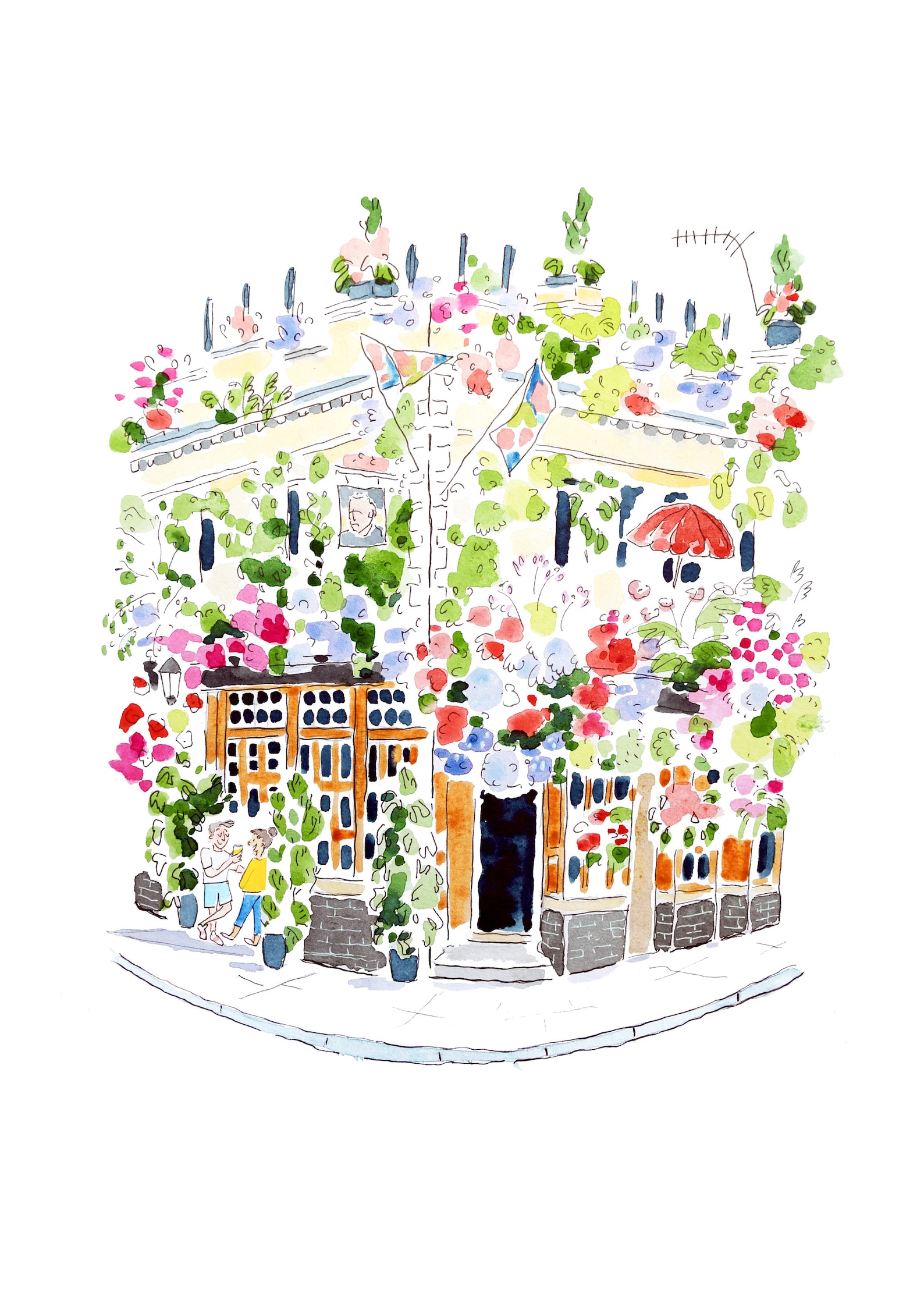 Set of 5 Handmade London Cards / London Postcards / Cute | Etsy UK