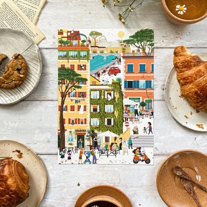 Retro Cities - Rome Print, Rome Wall Art, Rome Poster, Rome Art Print ...