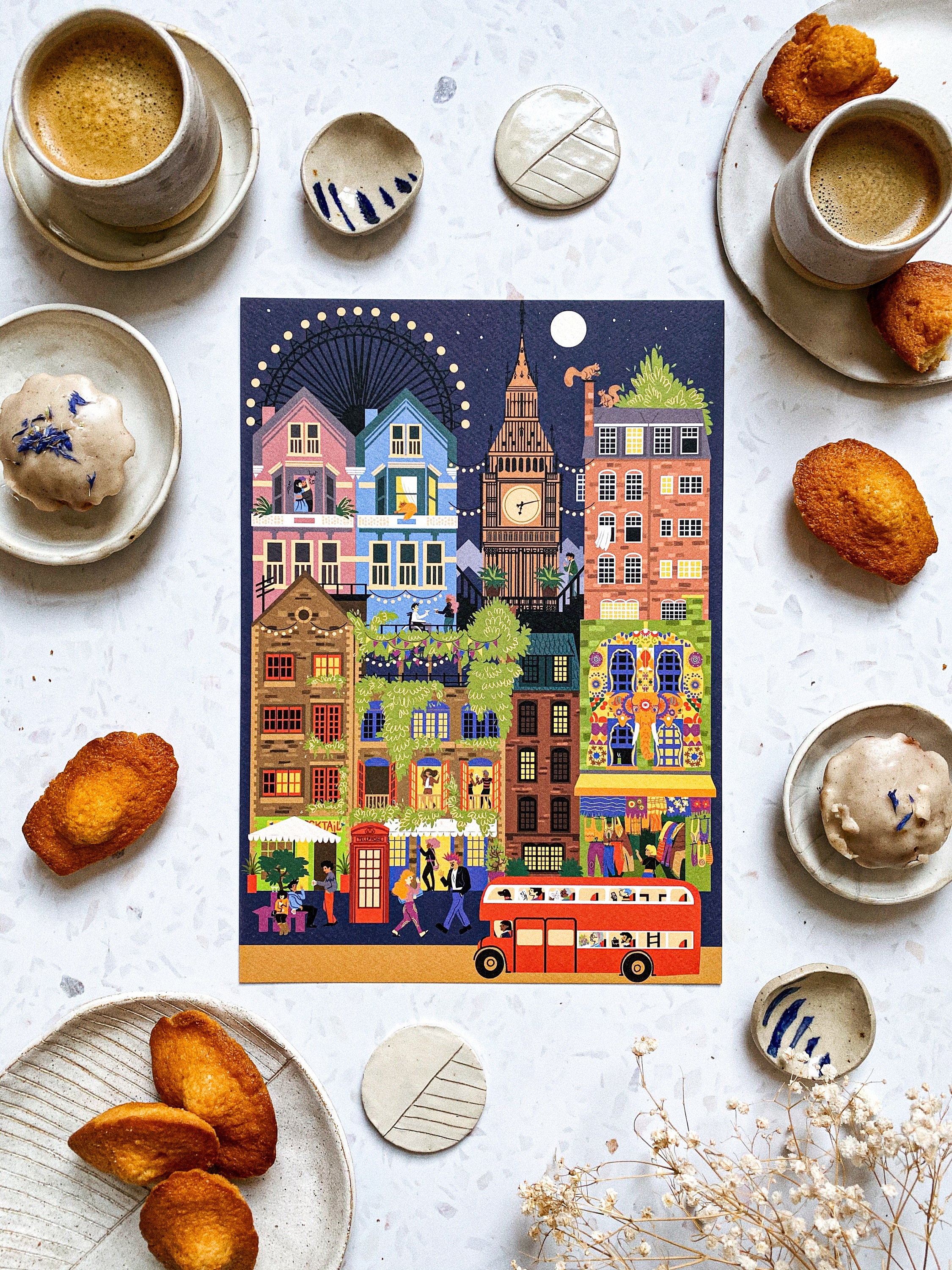 Retro Cities London Print London Wall Art London Poster - Etsy UK