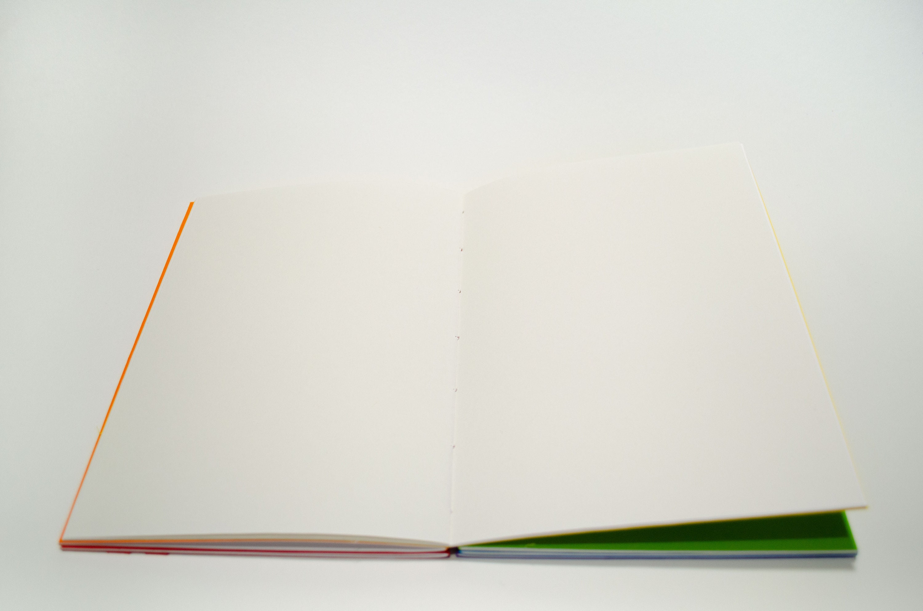 A5 Rainbow Coptic Stitched Notebook - Etsy