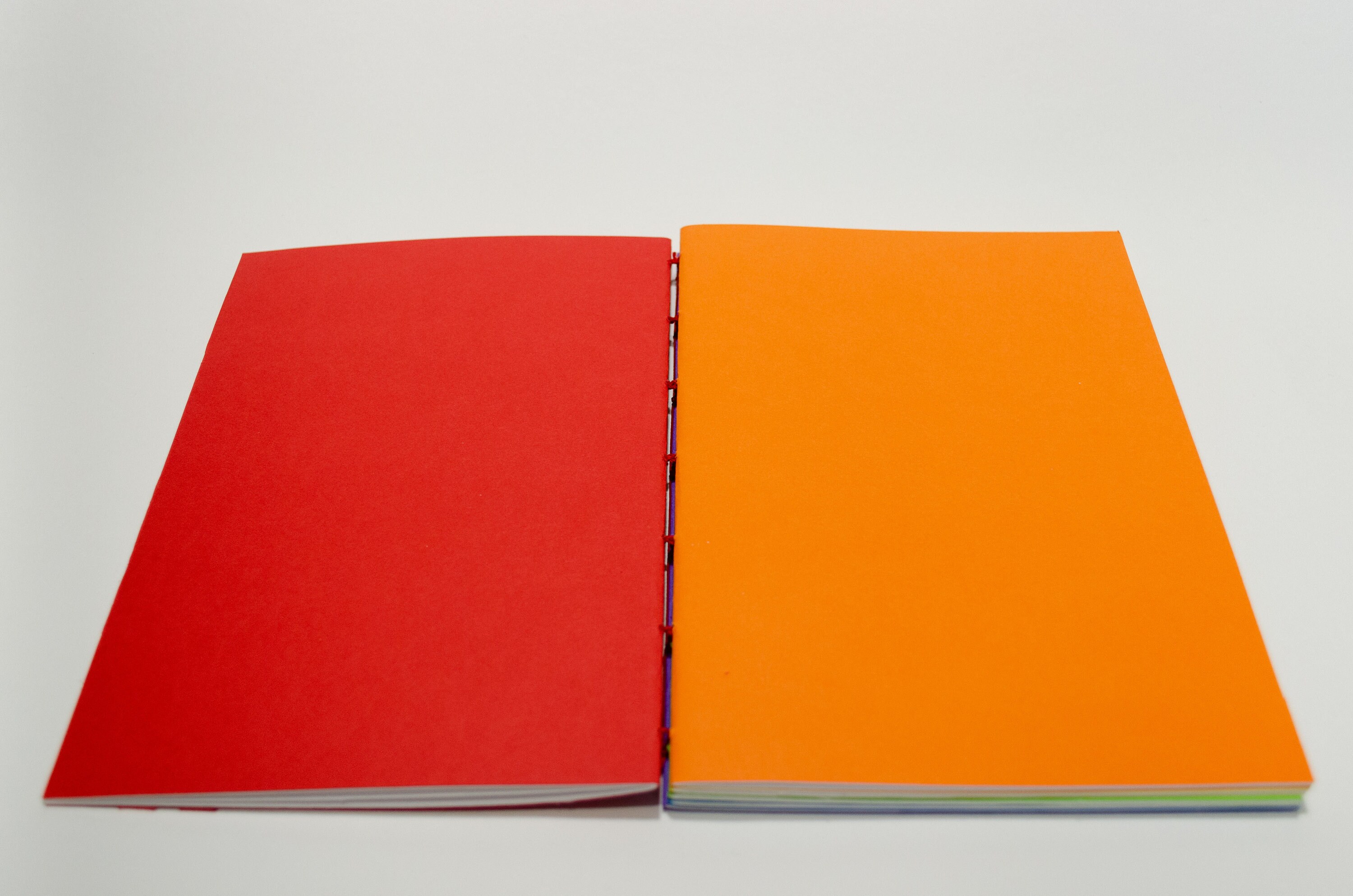A5 Rainbow Coptic Stitched Notebook - Etsy
