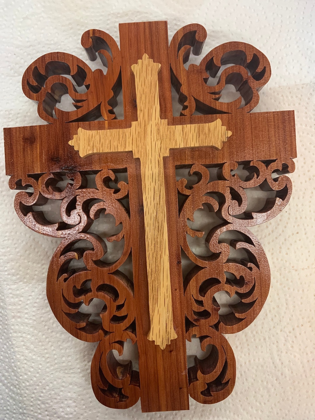 Hand Made Wooden Cross #102312 - Etsy