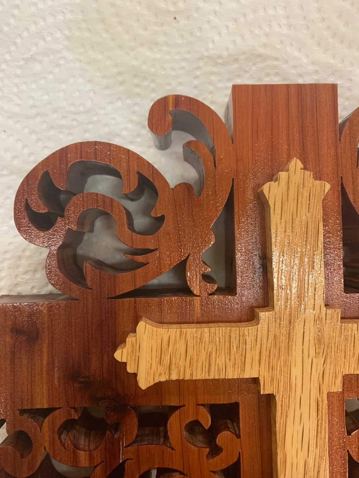 Hand Made Wooden Cross #102312 - Etsy
