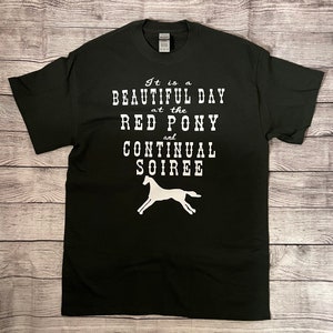 Longmire: Red Pony Tee Shirt - Etsy