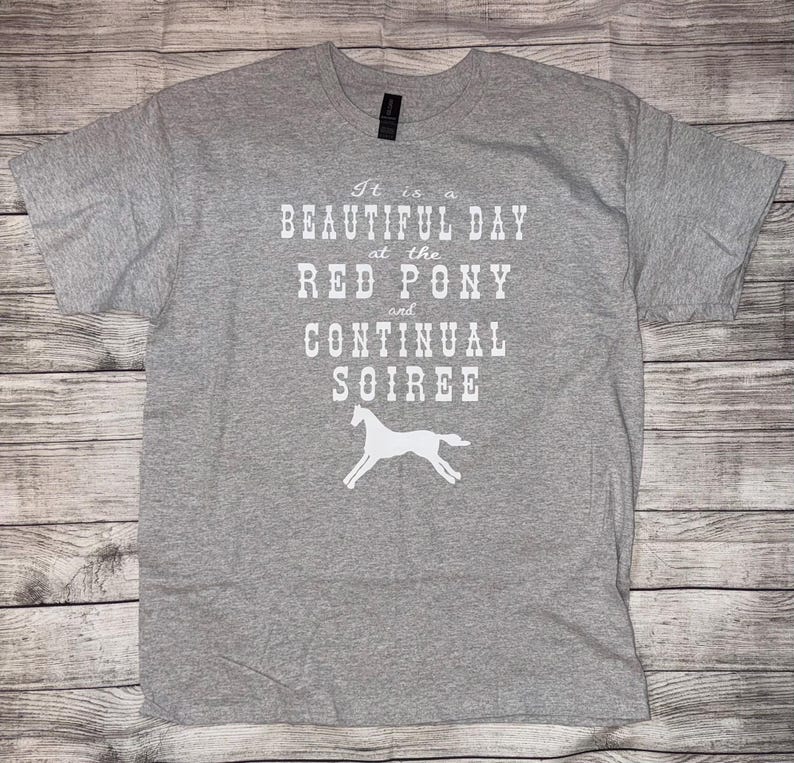 Longmire: Red Pony Tee Shirt - Etsy