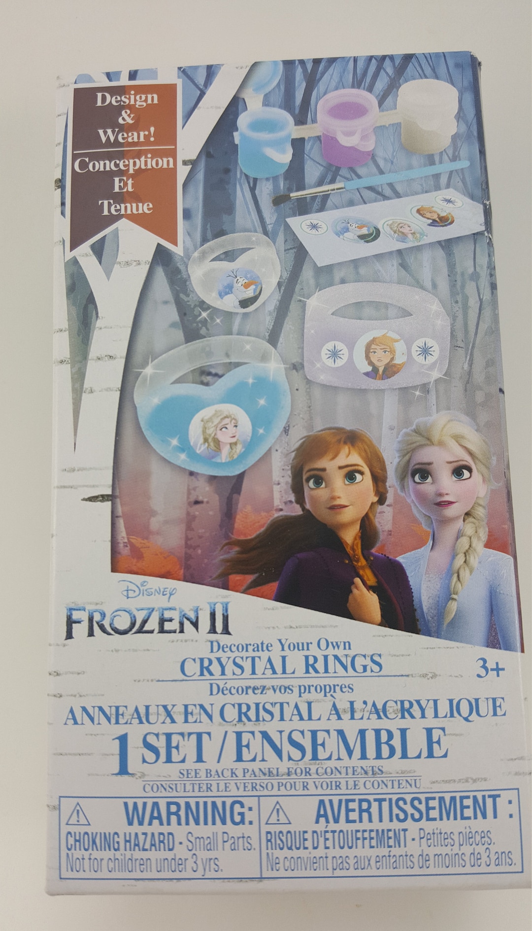 Peachtree Playthings Disney Frozen 11,decorate Your Own crystal Rings ...