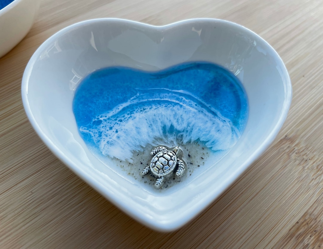 Heart Shaped Ring/trinket Dish - Etsy