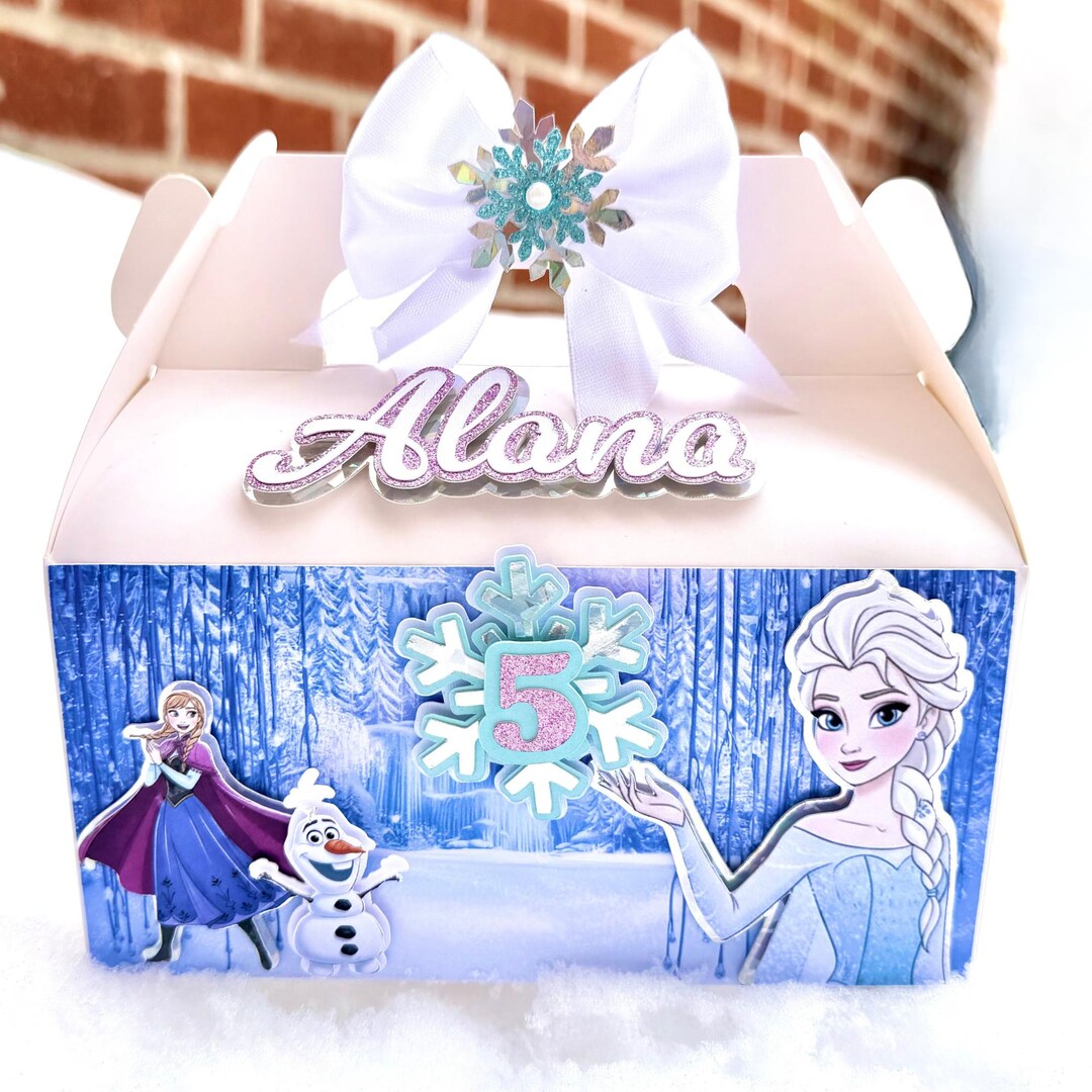 Elsa Favor Box | Elsa Candy Box | Frozen Party Favor Boxes | Elsa Treat ...