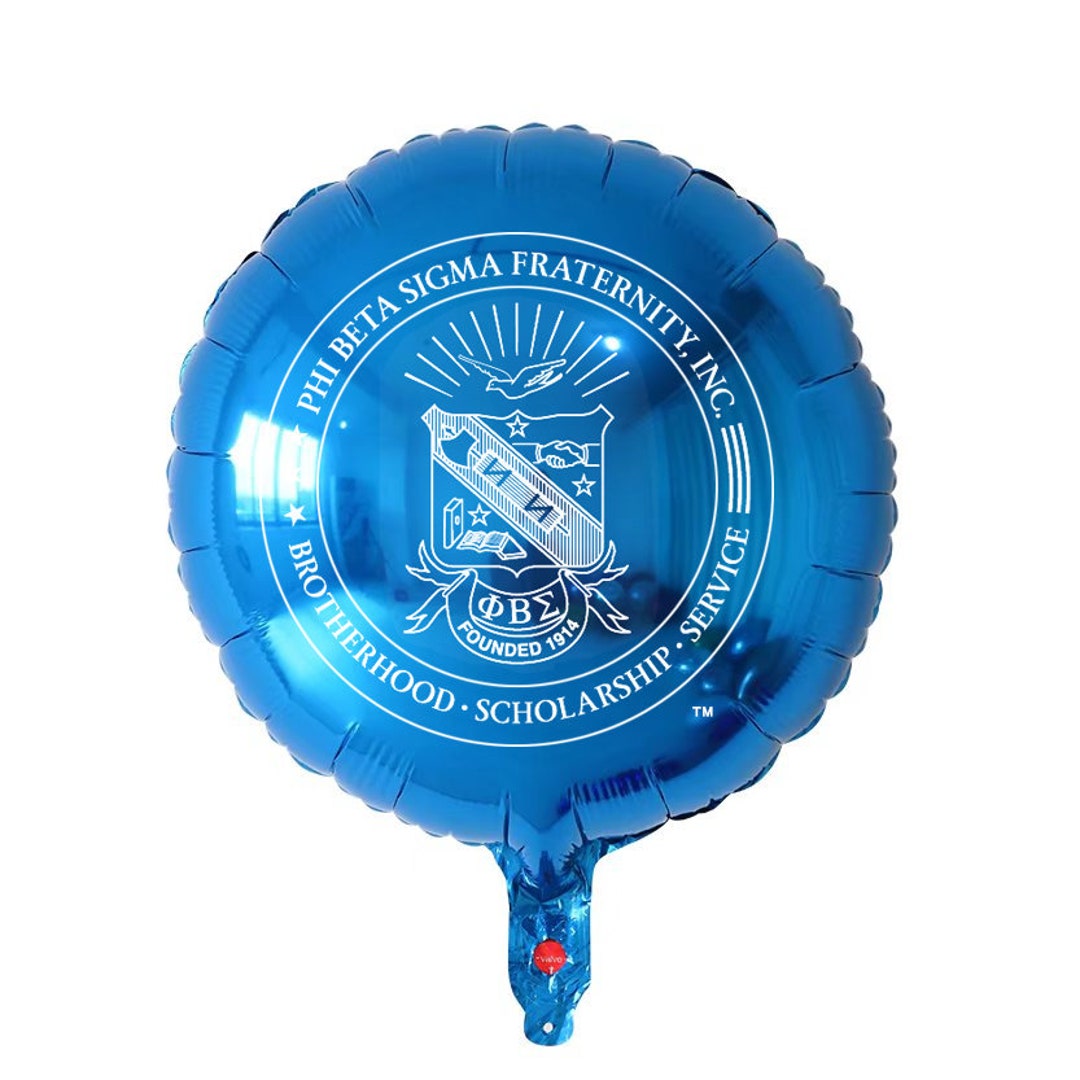 Ten (10) Phi Beta Sigma, 18-inch Round Mylar/foil Party Balloons - Etsy