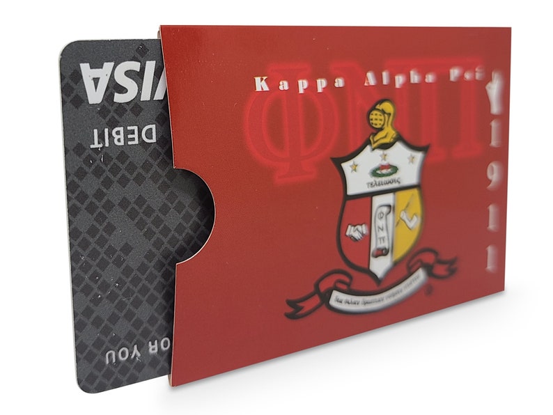 Six (6) Kappa Alpha Psi Gift Card Holders/sleeves With Envelopes - Etsy