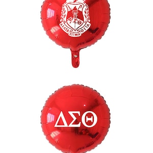 Five (5) Delta Sigma Theta, 18-inch Round Mylar/foil Party Balloons - Etsy