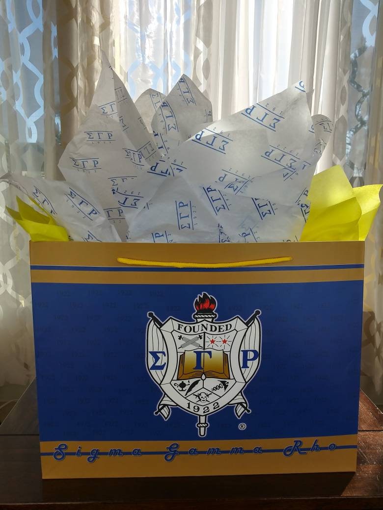 Sigma Gamma Rho Gift Bag Large - Etsy