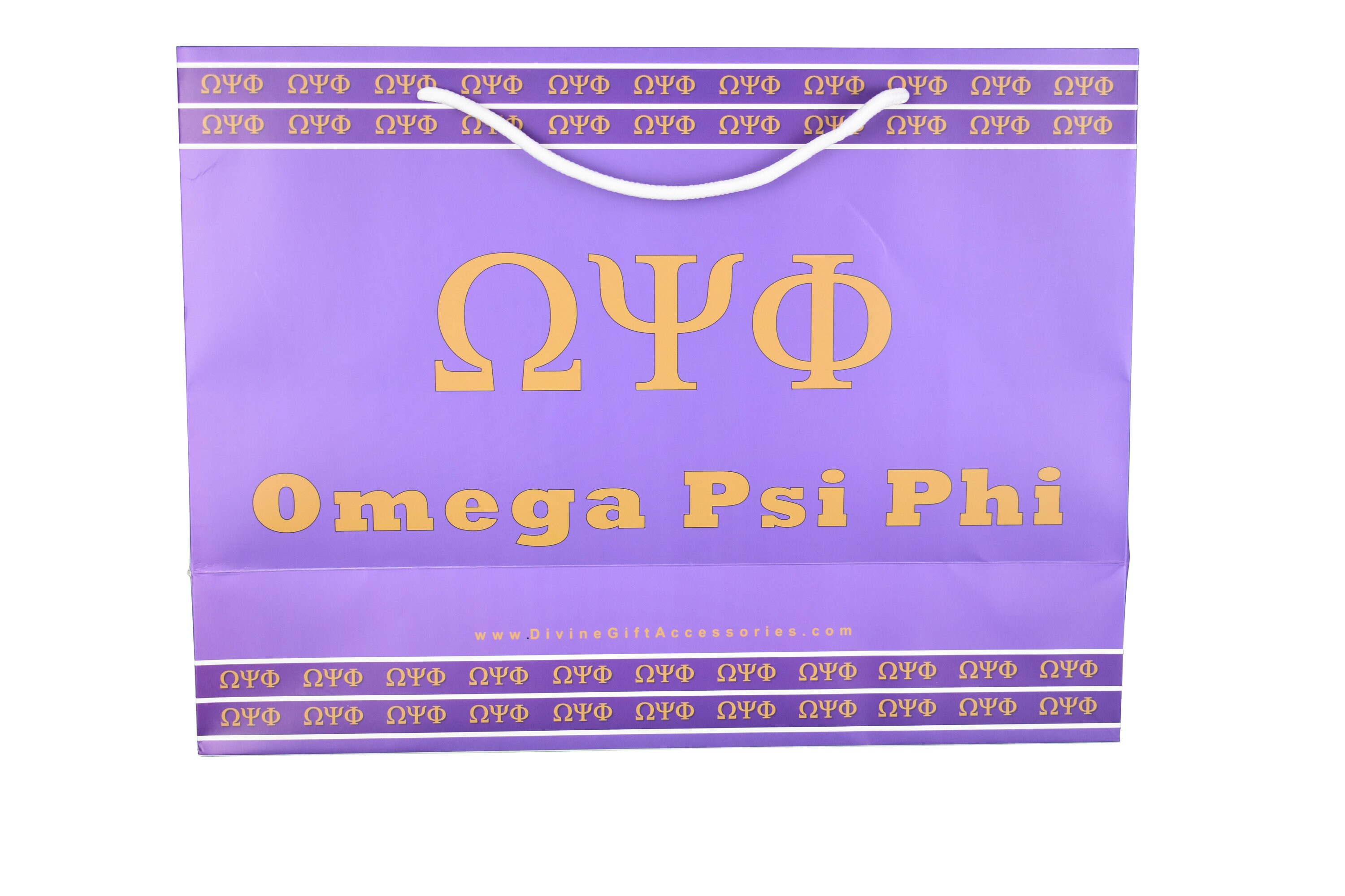 Omega Psi Phi Gift Bag Large - Etsy