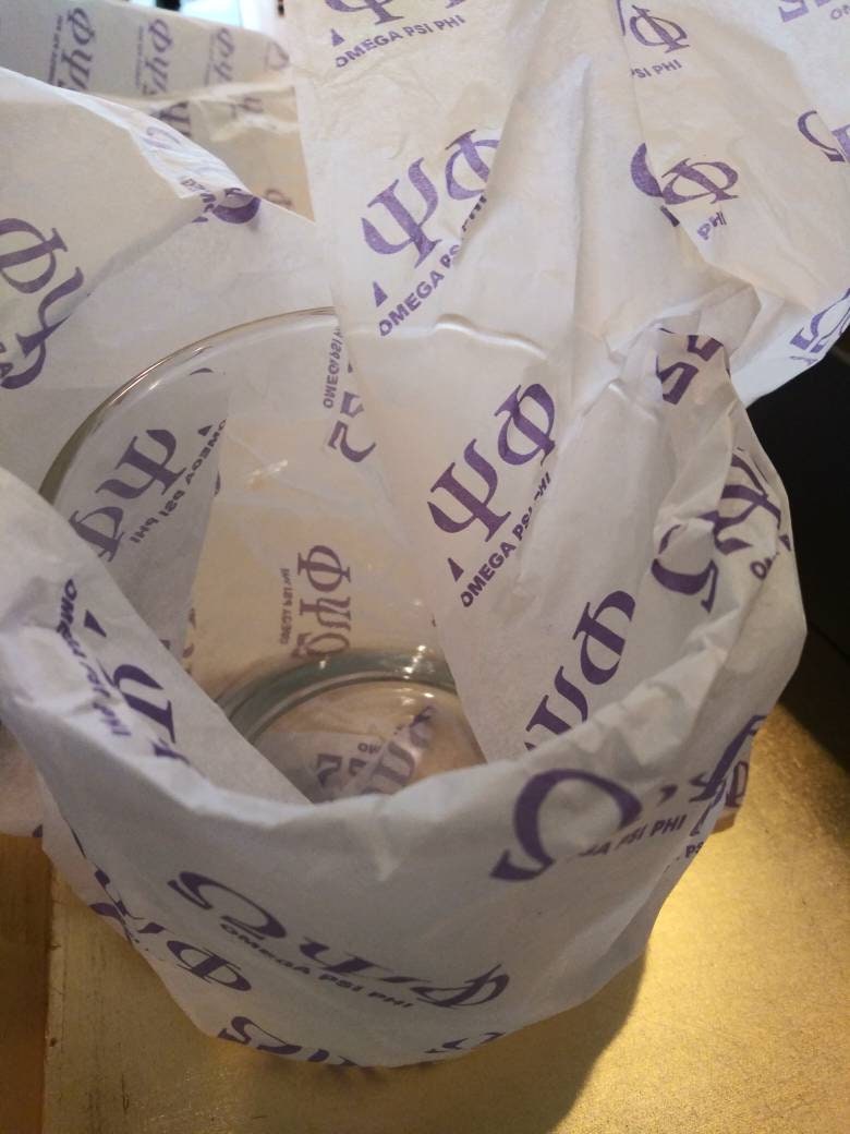 Package Set - Omega Psi Phi (bag, Tissue Paper, Greeting Card) - Etsy