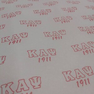 Kappa Alpha Psi Gift Tissue Paper, Ten (10) Extra Large Sheets, Bag Not ...