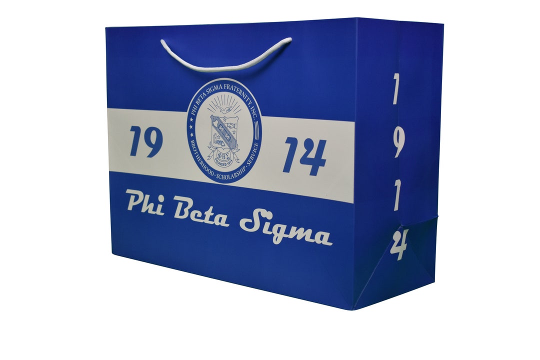Phi Beta Sigma Gift Bag, Large - Etsy
