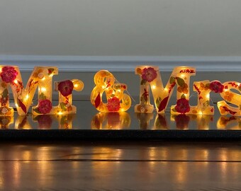 Mr and Mrs Led Signs - Etsy