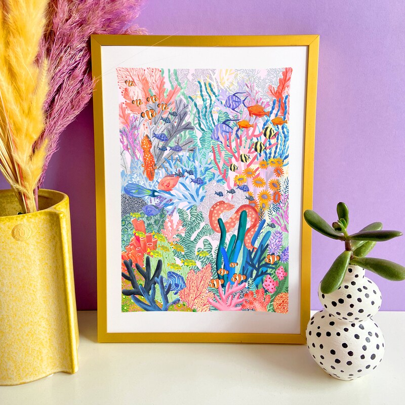 Coral Prints - Etsy