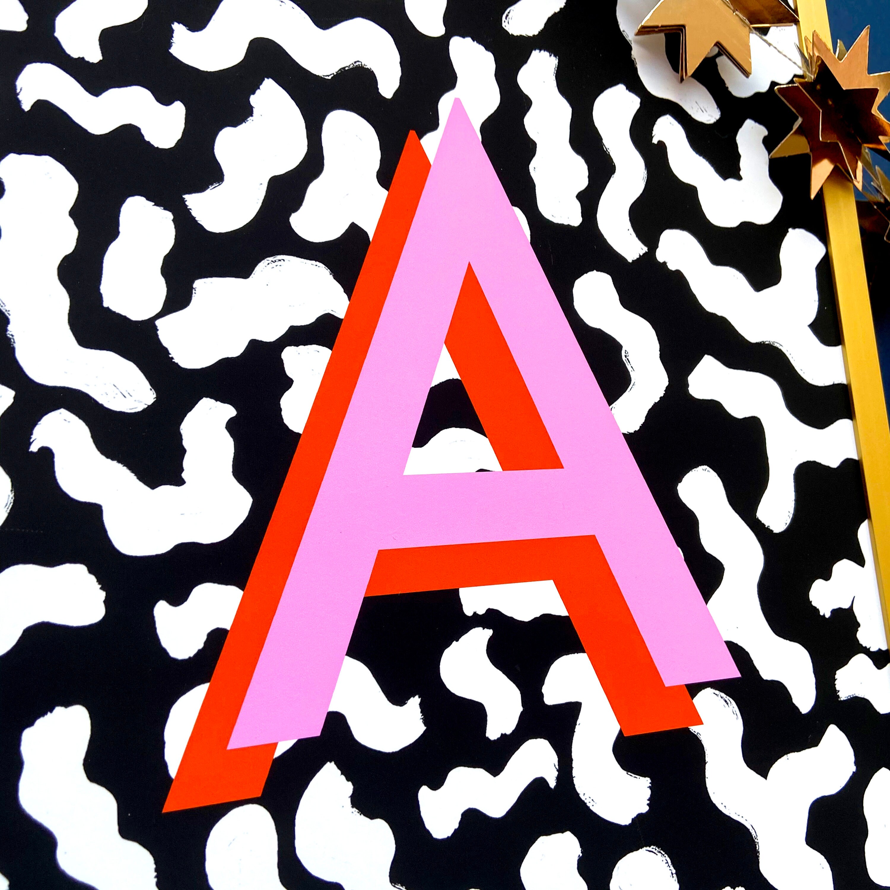 Personalised Initial Print Letter Print Name Print for | Etsy