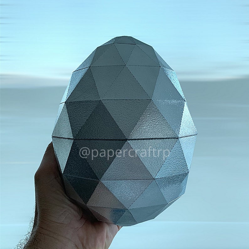 Easter Egg Papercraft Low Poly - Etsy