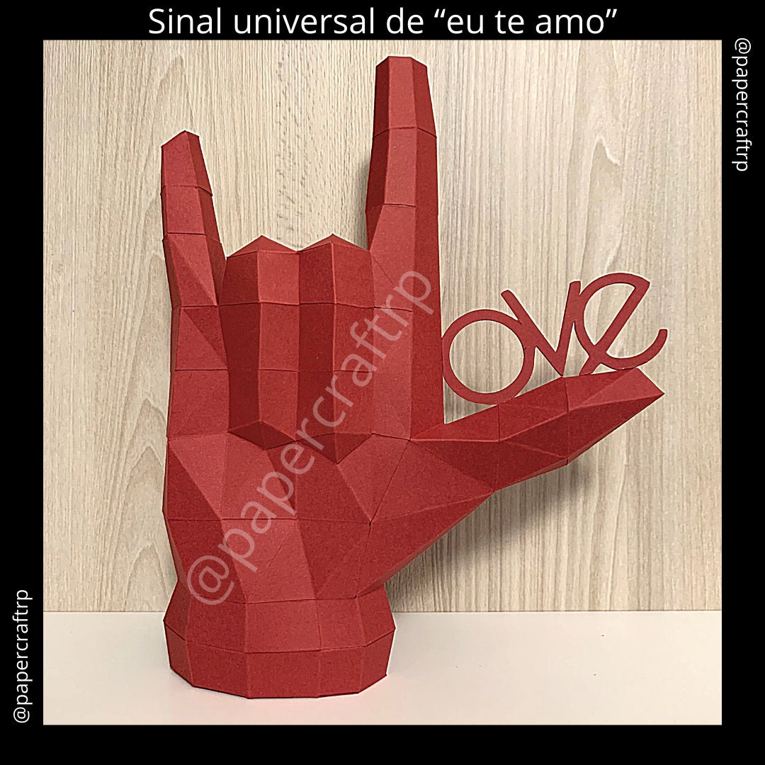 ASL I Love You Hand Sign - Etsy